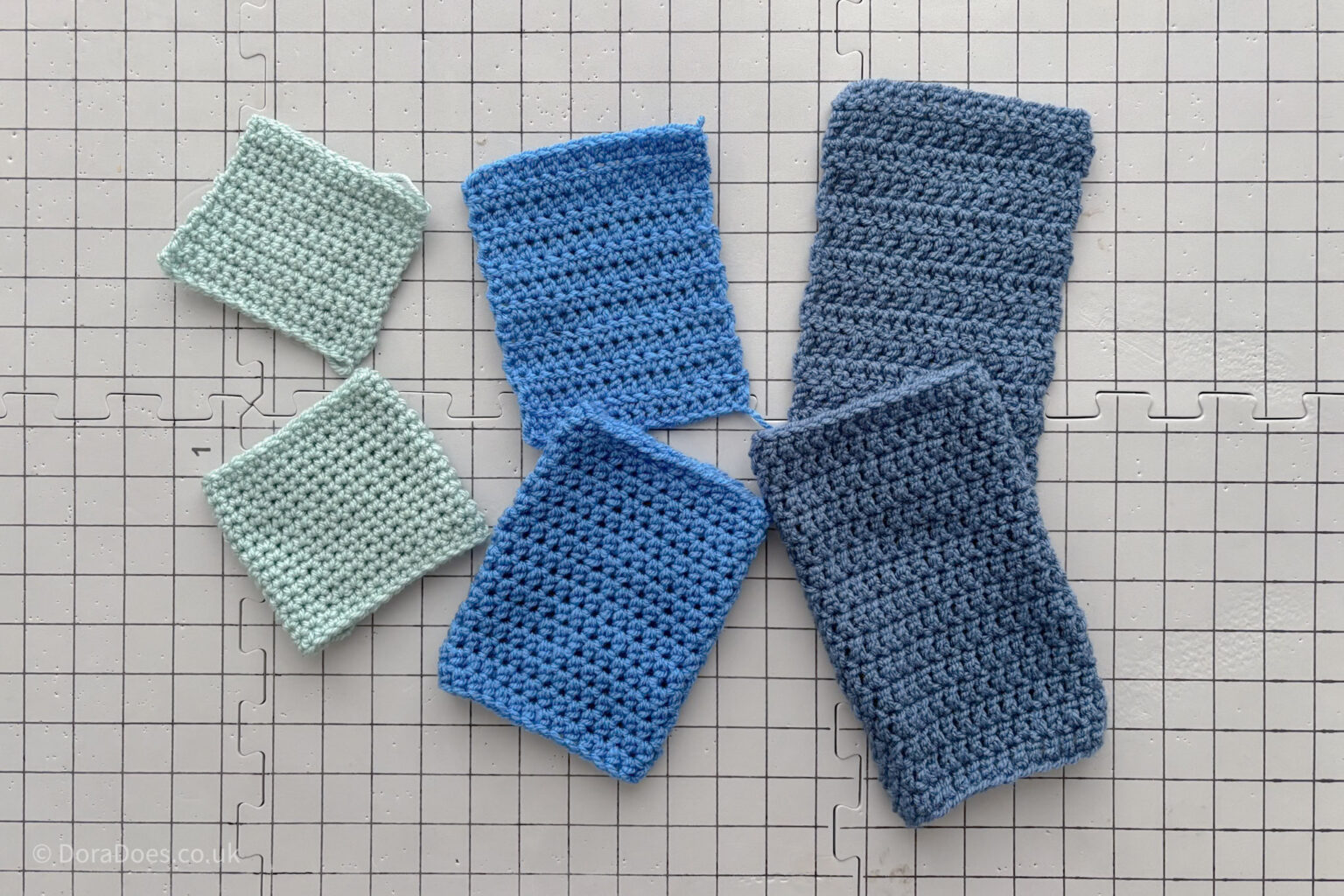 How to crochet a rectangle using the corner to corner (c2c) stitch ...